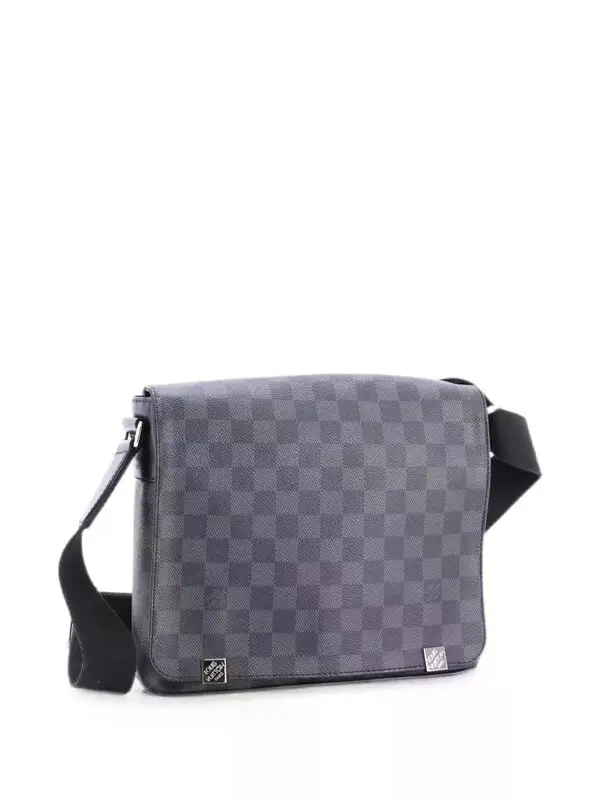 LOUIS VUITTON Damier Graphite Pm Messenger Bag - Black