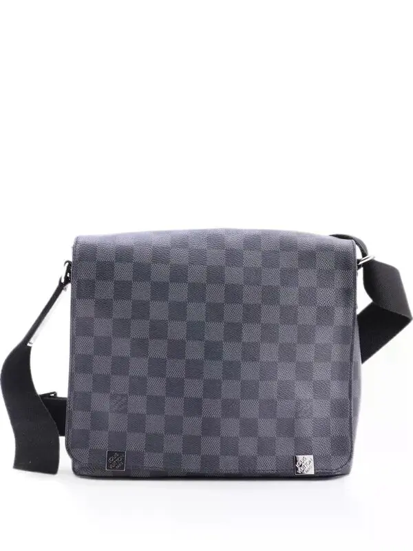 LOUIS VUITTON Damier Graphite Pm Messenger Bag - Black