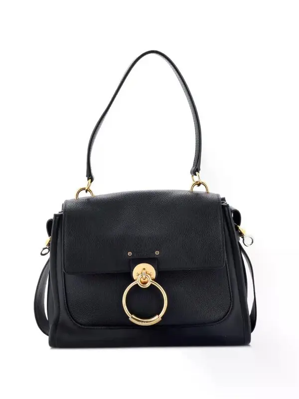 Chloé Faye Day Bag Leather Small Satchel - Black