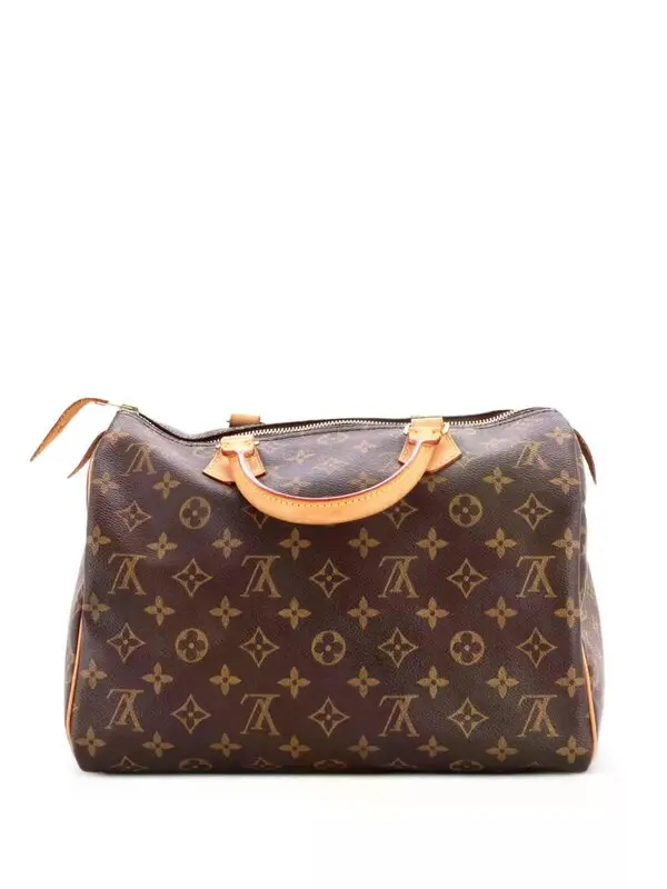 LOUIS VUITTON Speedy Satchel Handbag - Brown
