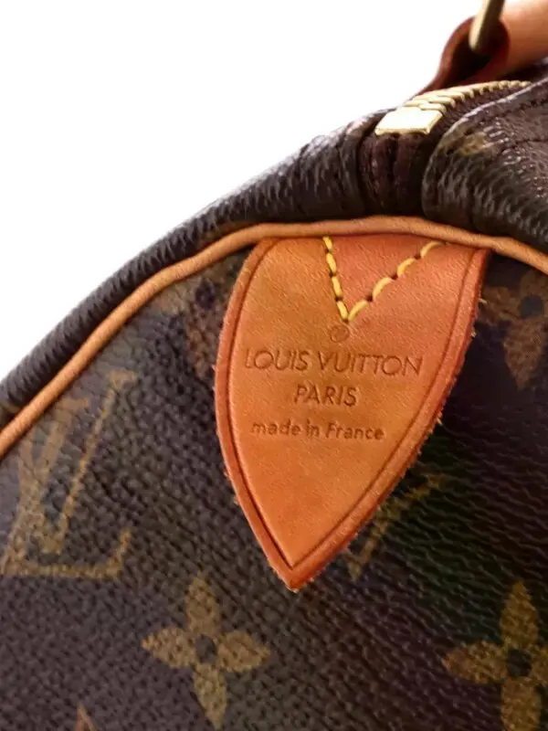 LOUIS VUITTON Speedy Satchel Handbag - Brown