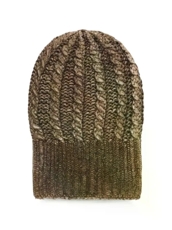 Avant Toi Cable-knit Beanie Hat