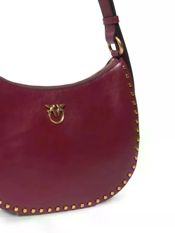 Pinko Love Birds Stud-embellished Shoulder Bag
