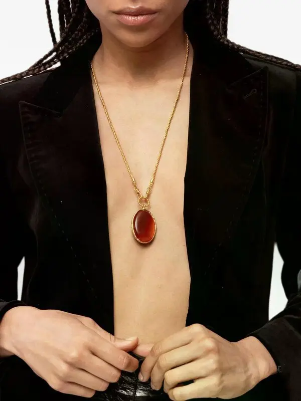 Sylvia Toledano Cornaline Talisman Necklace