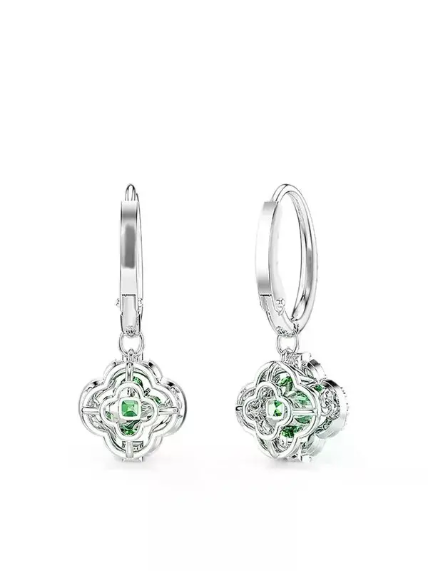 SWAROVSKI Clover-pendant Drop Earrings