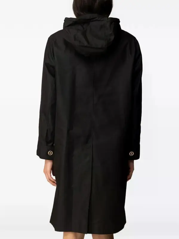 TWINSET Hooded Trench Coat