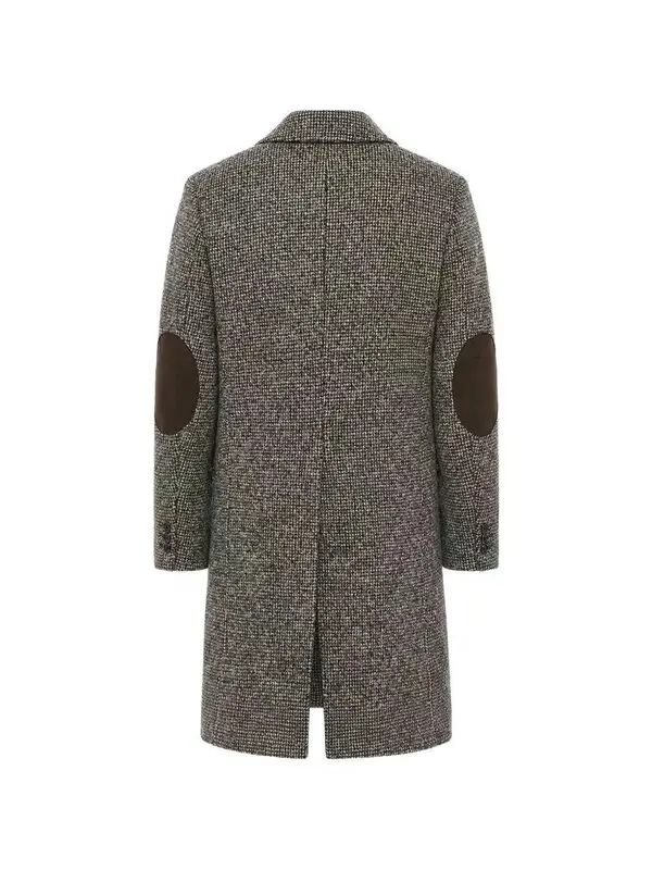 PAOLO PECORA Double-breasted Wool Coat