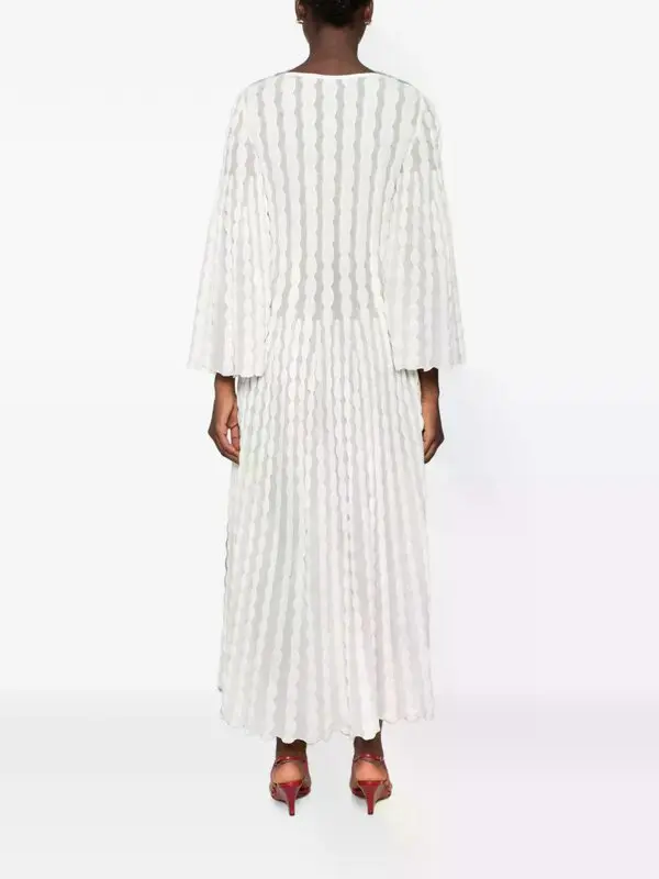ANTONINO VALENTI Wavy-knit Midi Dress