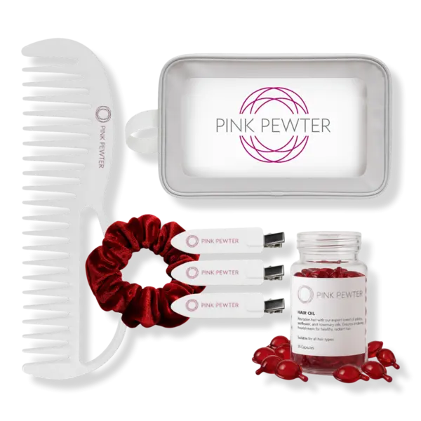 PINK PEWTER Beauty Routine Kit With Travel Bag - One-color