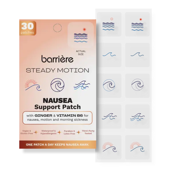 BARRIERE Steady Motion Nausea Relief Patch - One-color