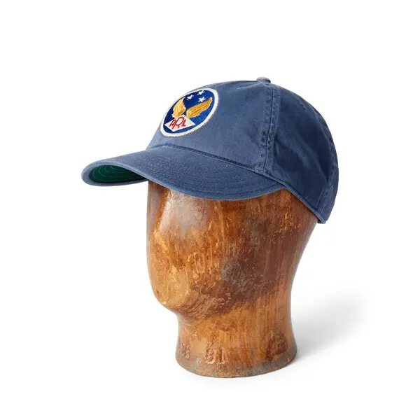Ralph Lauren Winged-logo Twill Ball Cap - Midnight Blue