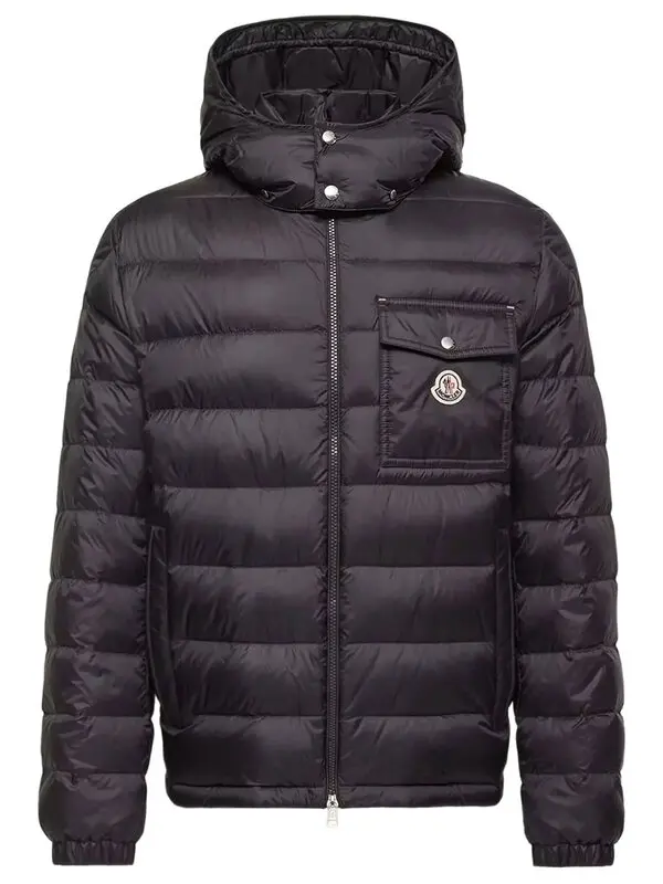 Moncler Short Puffer Verith With Hood - Blue