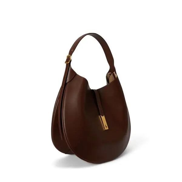 Ralph Lauren Polo Id Large Calfskin Shoulder Bag