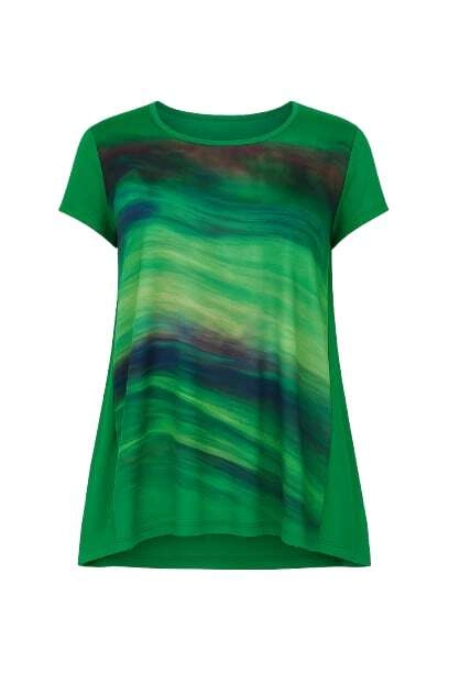CONQUISTA Print Detail A Line Top