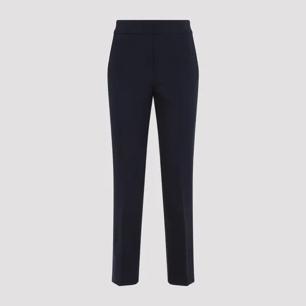 Peserico Straight-leg Stretch Pants - Blue
