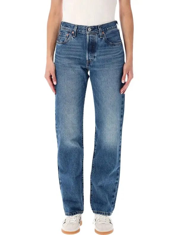 LEVI'S 501 Straight-leg Jeans - Mid Blue
