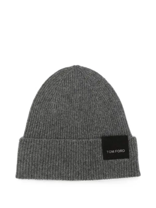 TOM FORD Cashmere Beanie - Grey
