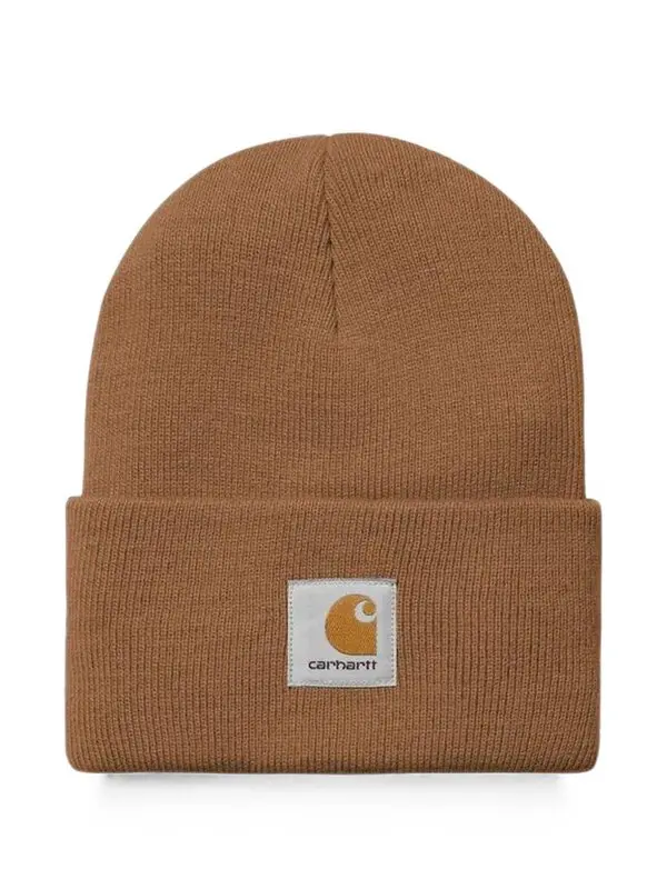 Carhartt Work In Progress Logo Beanie - Beige