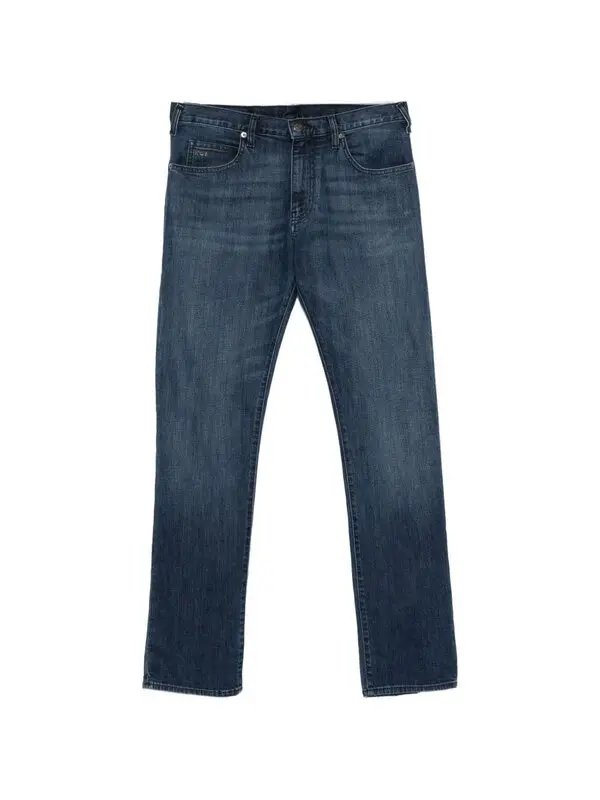 Emporio Armani Denim Cotton Jeans - Black