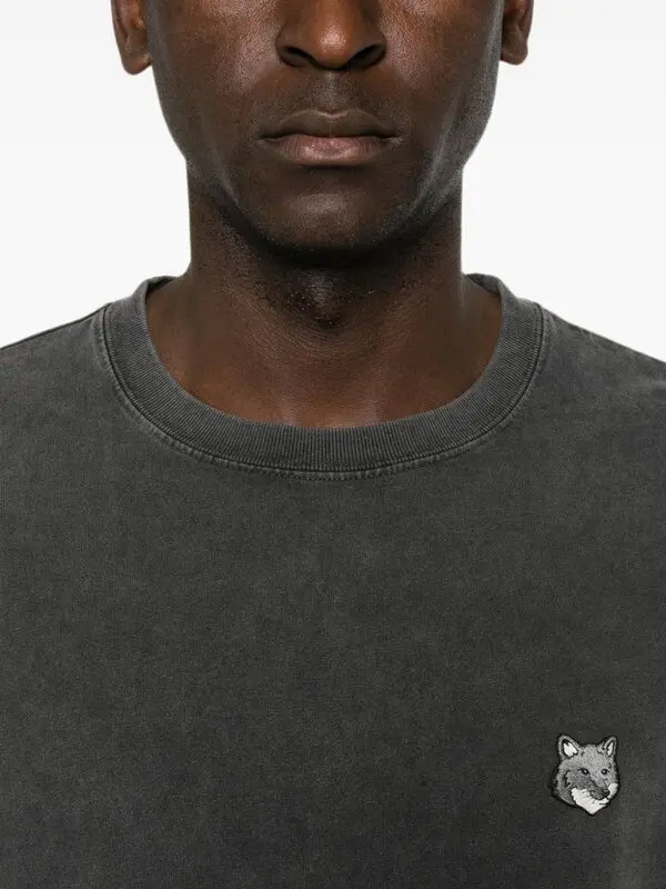 Maison Kitsuné Fox Head Cotton T-shirt - Black