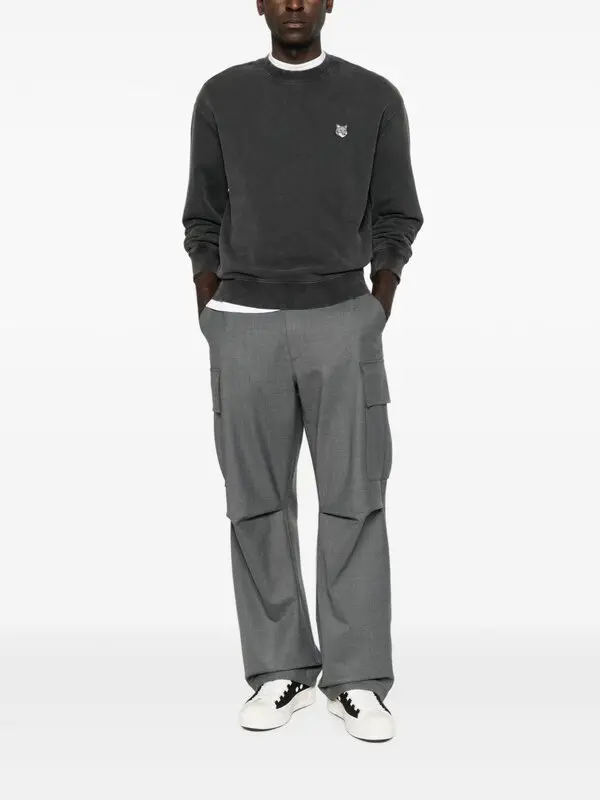 Maison Kitsuné Fox Head Cotton Sweatshirt
