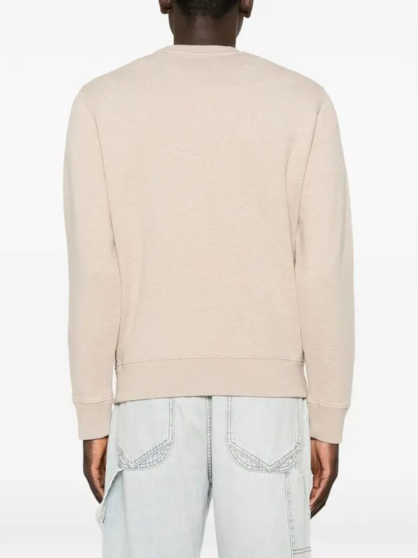 Maison Kitsuné Fox Head Cotton Crewneck Sweatshirt