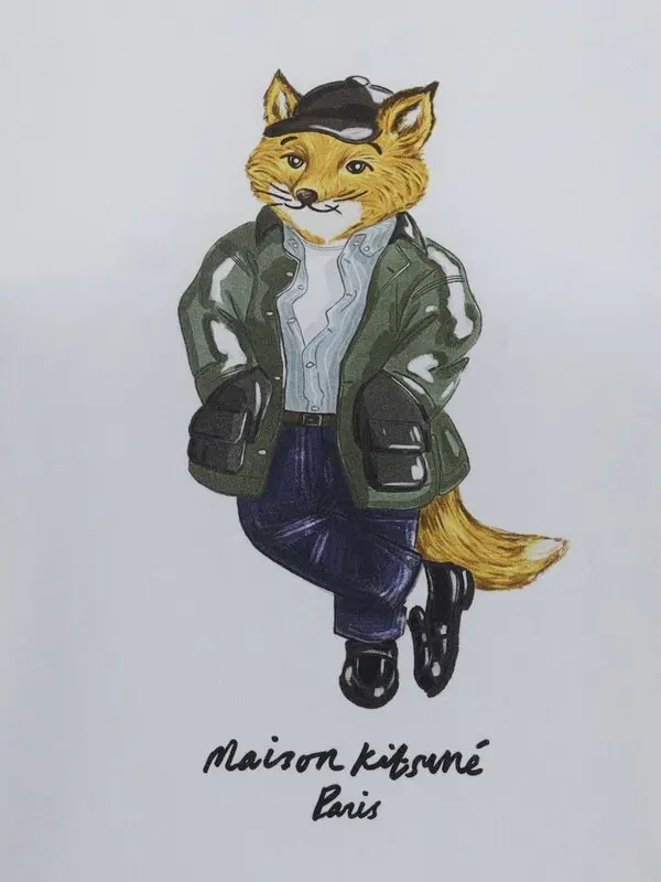 Maison Kitsuné Weekend Fox Cotton T-shirt