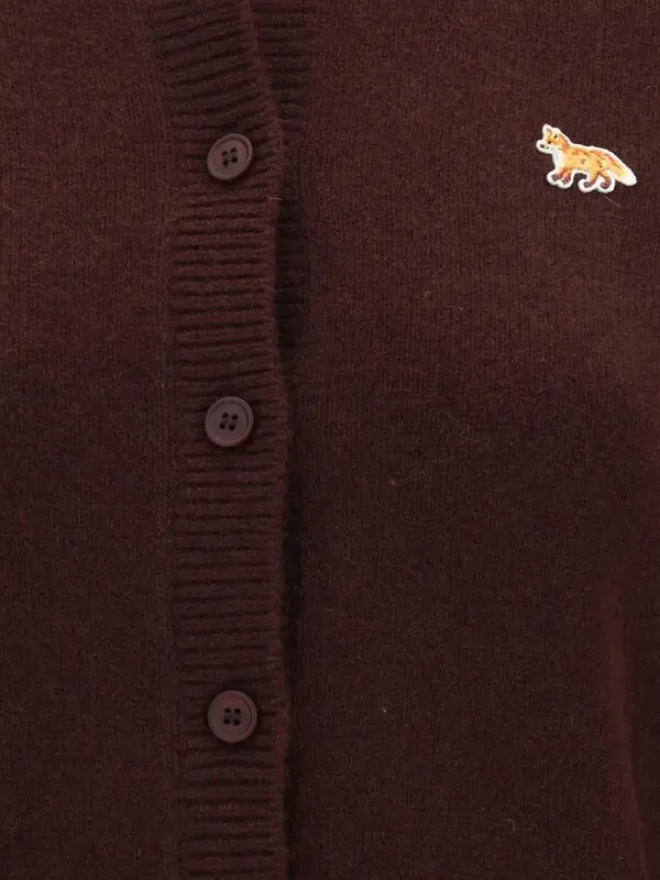 Maison Kitsuné Baby Fox Wool Cardigan