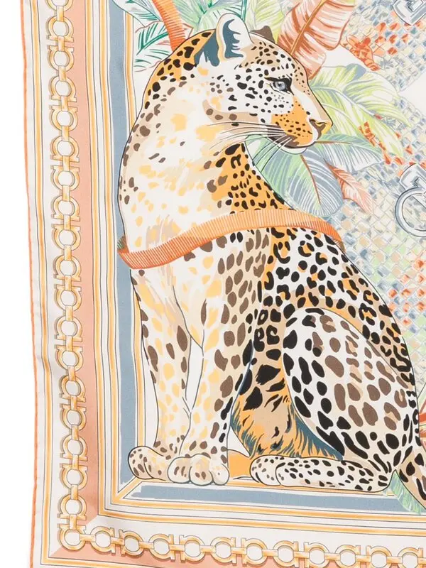 FERRAGAMO Printed Silk Foulard