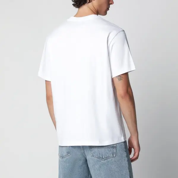 AMI Paris T-shirt De Coeur In Cotton - White