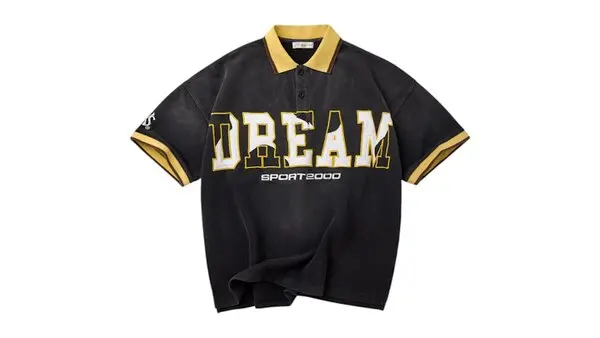VALE FOREVER Dreams Polo Shirt - Black