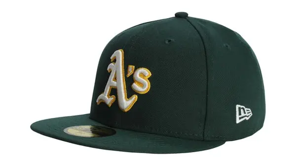 New Era 59fifty Athletics On Field Hat - Green/white