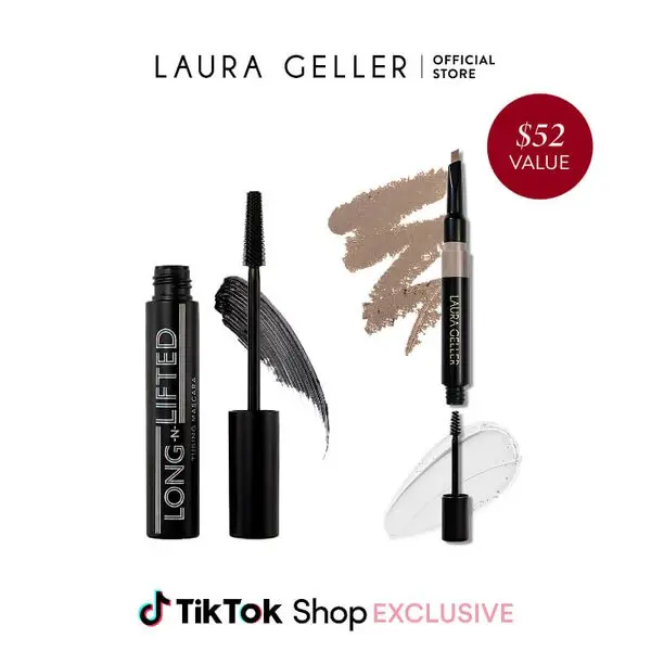 Laura Geller Beauty Live Exclusive Long-n-lifted Lash & Brow Makeup Duo - Blonde