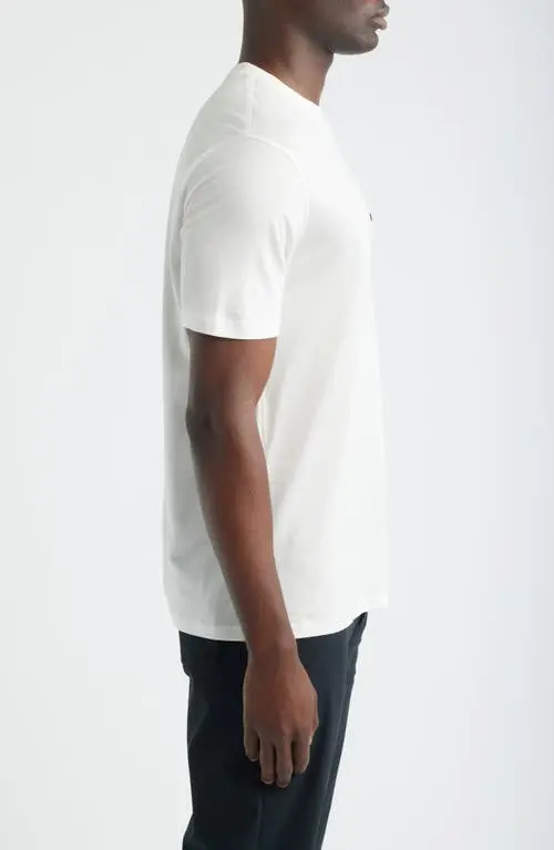 Emporio Armani Embroidered Logo T-shirt - Solid White
