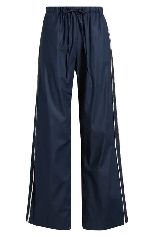 REFORMATION Julien Wide Leg Poplin Pants