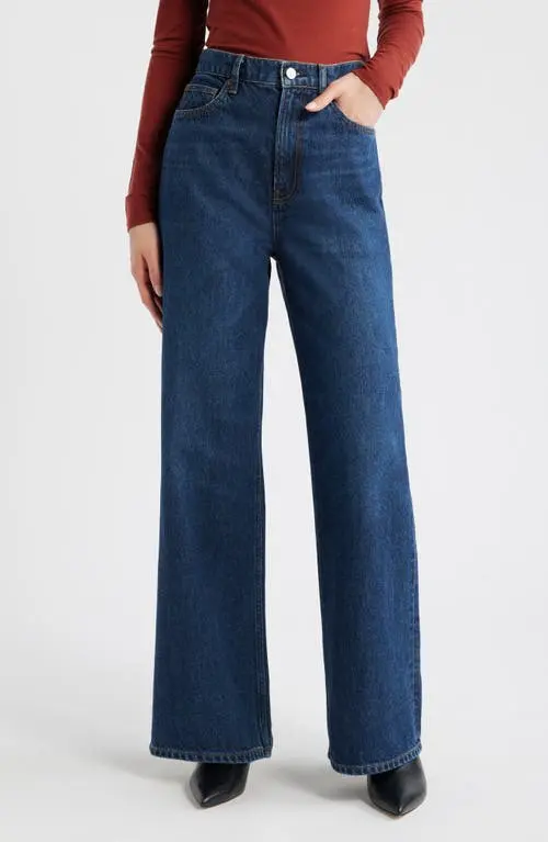 REFORMATION Cary Slouchy High Rise Wide Leg Jeans - Titan