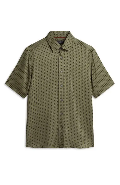 Ted Baker London Allistr Check Short Sleeve Button-up Shirt