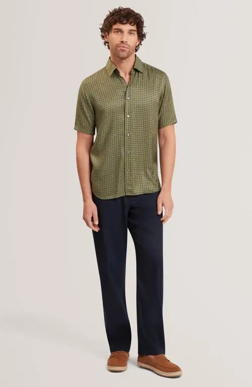 Ted Baker London Allistr Check Short Sleeve Button-up Shirt