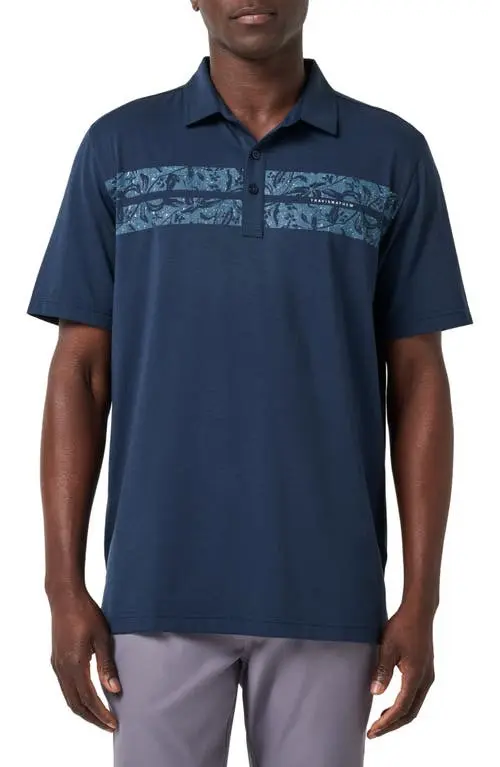 Travis Mathew Performance Jersey Polo - Total Eclipse