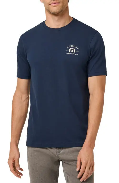 Travis Mathew Duty Free Graphic T-shirt - Total Eclipse