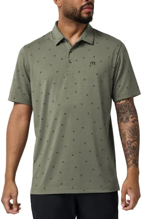 Travis Mathew Performance Jersey Polo - Dark Olive