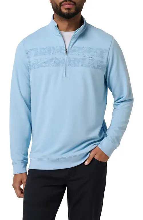 Travis Mathew First Class Menu Quarter Zip Pullover