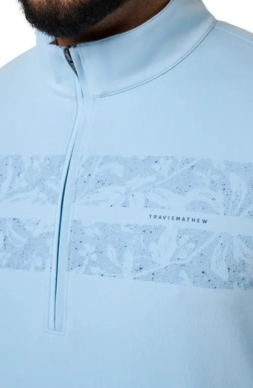 Travis Mathew First Class Menu Quarter Zip Pullover