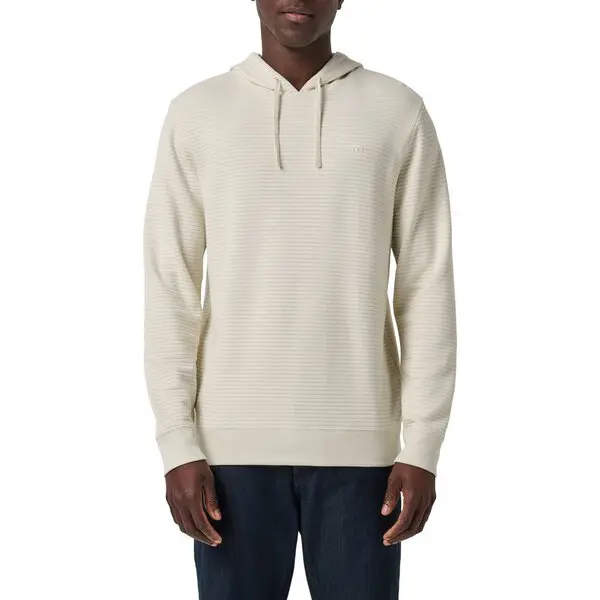 Travis Mathew Thick As Thieves Stripe Hoodie - Birch