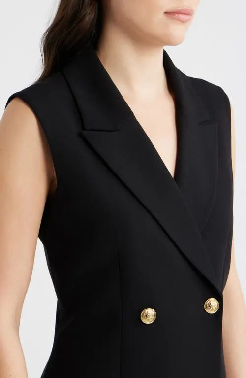 French Connection Whisper Double Breasted Blazer Dress