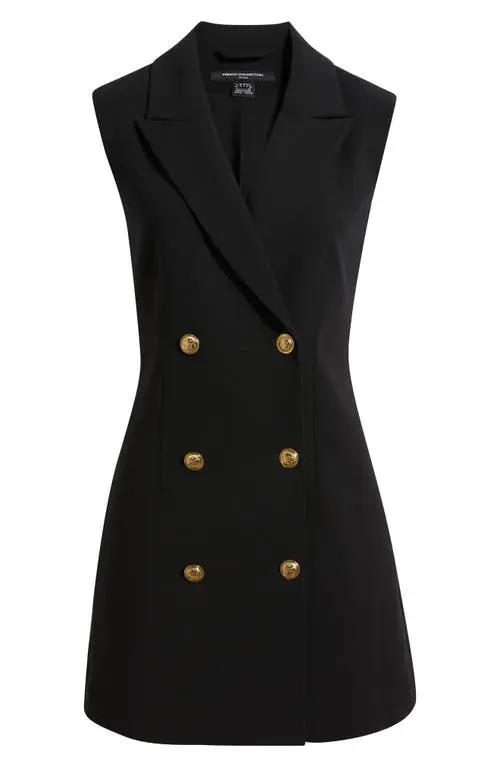 French Connection Whisper Double Breasted Blazer Dress