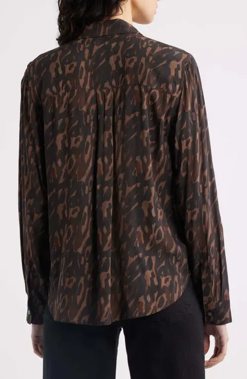 Rails Josephine Leopard Print Button-up Shirt