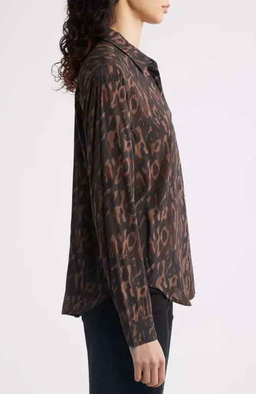 Rails Josephine Leopard Print Button-up Shirt