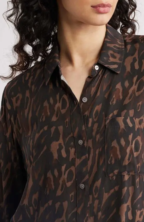Rails Josephine Leopard Print Button-up Shirt