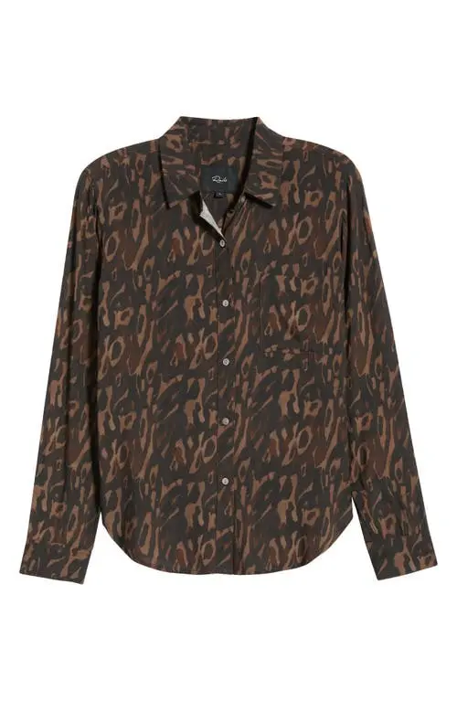 Rails Josephine Leopard Print Button-up Shirt